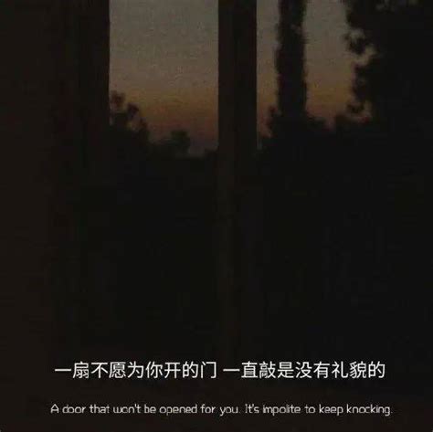 一扇不愿为你开的门 一直敲是没有礼貌的 资料