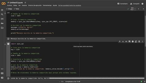 Memoria Compartida En Python Programa Que Crea La Memoria Compartida Y Escribe En Ella Y Otro