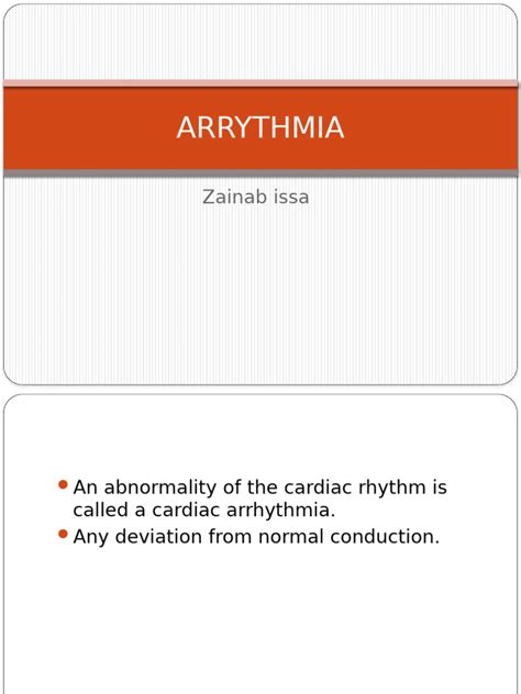Arrythmia Wps Office 1 Pdf Cardiovascular Physiology Cardiovascular System