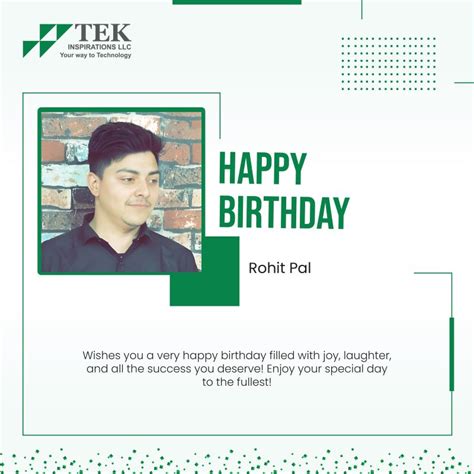 Tek Inspirations Llc On Linkedin Happybirthday Birthday