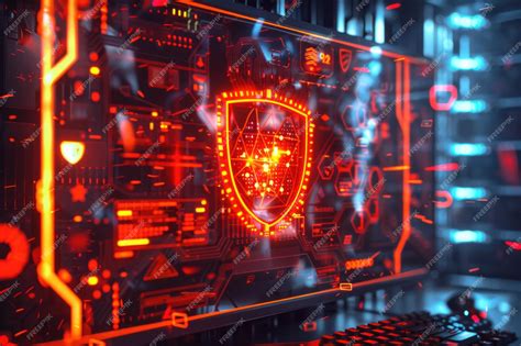Premium Photo Anti Virus Alert Firewall Hacker Protection Safety Concept