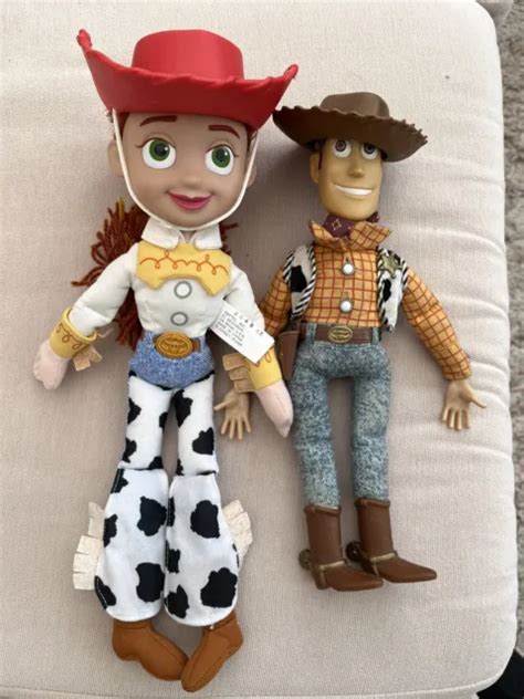 Vintage Mattel Toy Story Jessie Plush Doll And Thinkway Talking Button