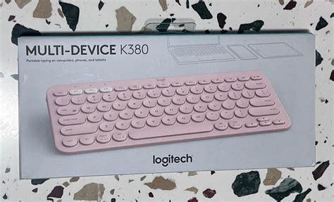 Logitech Multi Device Bluetooth Keyboard K380 In Rose Colour Computers And Tech Parts