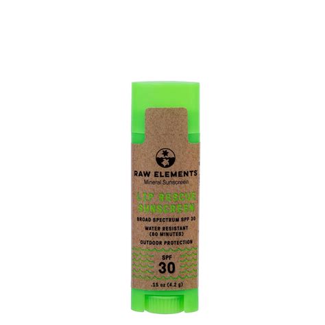 Lip Rescue Spf 30 Mineral Sunscreen Raw Elements Europe
