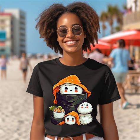 Cute Sushi Png Sushi Png Sushi Clipart Sushi Roll Clipart Etsy