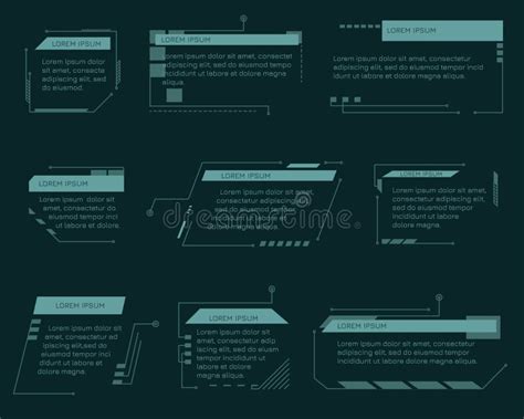 hud callout titles stock vector illustration of weather 310711307