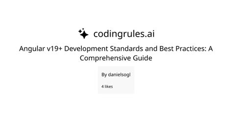 🚀 The Angular Ai Coding Rules I Use In All My Projects Daniel Sogl