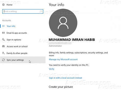 How To Turn On Sync Settings Windows AvoidErrors