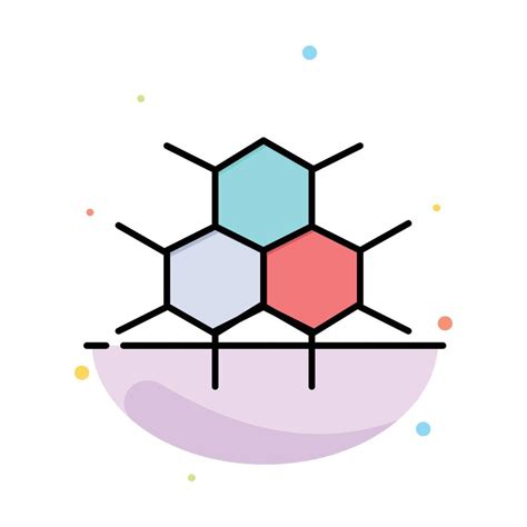 Molecular Structure Medical Health Abstract Flat Color Icon Template 13329805 Vector Art At Vecteezy
