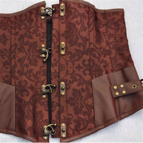 Brocade Steampunk Underbust Corset My Steampunk Style My Steampunk