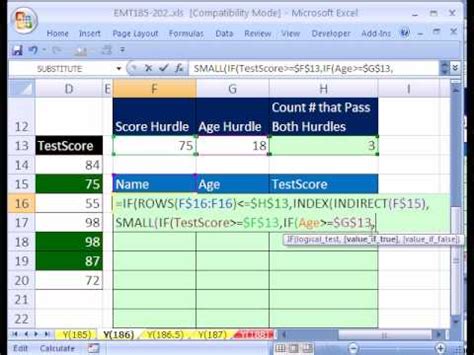 Excel Magic Trick Dynamic Formula Extract Data Criteria YouTube