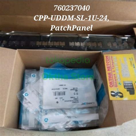 Jual Patch Panel 24 Port Cat 6 Amp Commscope Cat6 Shopee Indonesia