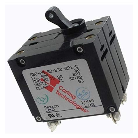 Magnetic Hydraulic Circuit Breaker A Series 30 A 2 Pole 277 V 5 Ka