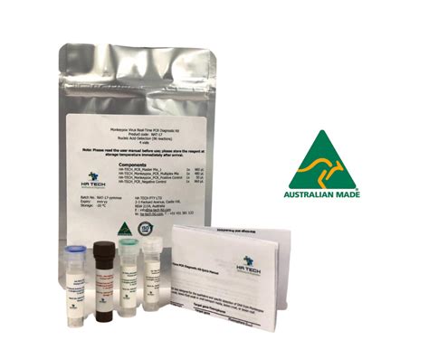 HA TECH Monkeypox Virus Real Time PCR Diagnostic Kit Receives Launches In Australia Ha Tech