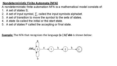Finite Automata Fa It A Generalized Transition Diagram