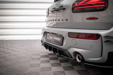 Maxton Design Street Pro Rear Diffuser Mini Clubman Jcw F54 Facelift