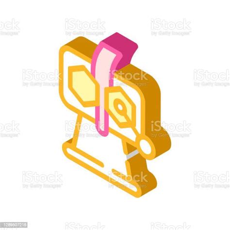 점토 롤링 머신 아이소메트릭 아이콘 벡터 일러스트레이션 0명에 대한 스톡 벡터 아트 및 기타 이미지 0명 구이 굴리기