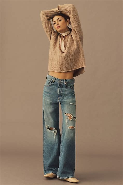 Denimist Teri Wide Leg Relaxed Jeans Anthropologie