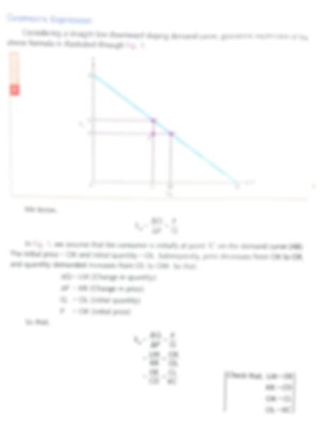 SOLUTION Project Of Price Elasticity Of Demand Studypool