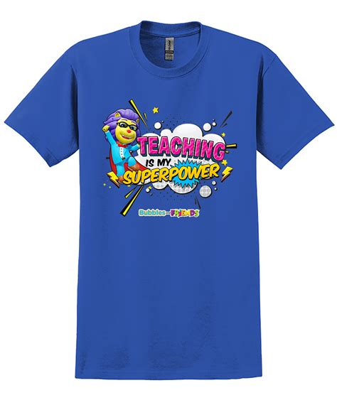 Bubbles And Friends Teacher Appreciation Lionstein Superpower Adult