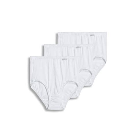 Jockey Womens Plus Size Elance Brief 3 Pack Underwear Briefs 100
