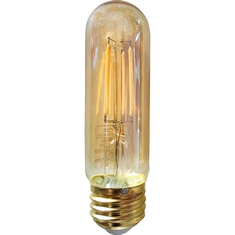 Meridian 40 Watt Equivalent Warm White T10S Dimmable Vintage LED Light
