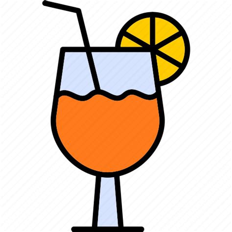 Beverage Cool Drink Fresh Healthy Juice Refreshment Icon