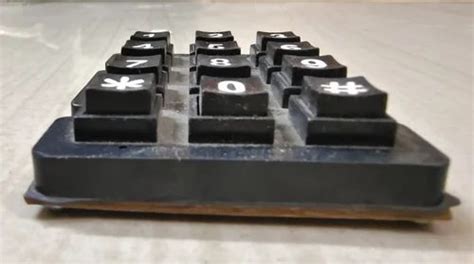 Black Telephone Keypad 4x3 For Multipurpose Usage Wired At Rs 150