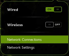Network Connections Shortcut GNOME Shell Extensions