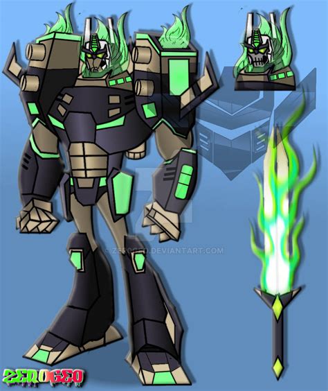 Transformers Animated Oc Knight Scourge By Zer0geo On Deviantart