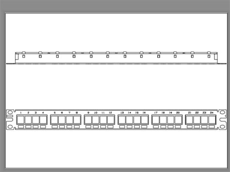 Patch Panels In Autocad Cad Download 61 Kb Bibliocad