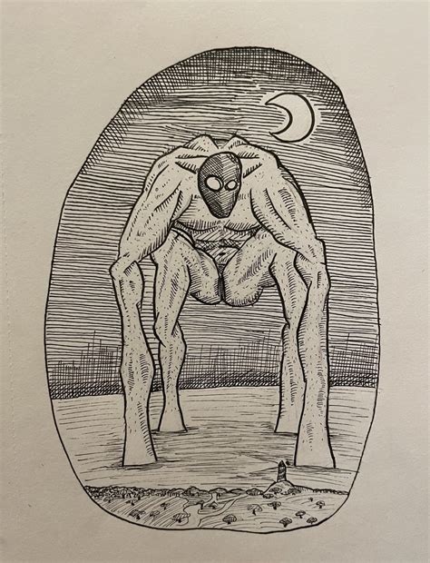 The Spooky Gimp Man That Guards The Sea Rpointlessart