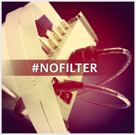 Nofilter To Your Cables Nordost BlogNordost Blog