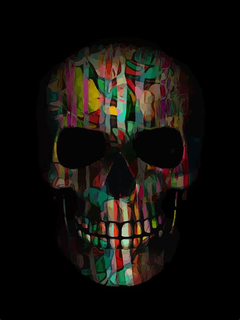 Colorful Skull Wallpaper Hd
