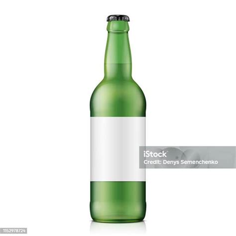 Gelas Bir Hijau Bir Ale Botol Sari Minuman Ringan Berkarbonasi Mock Up