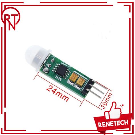 Jual Sensor Gerak Pir Infrared Mini Hc Sr Module Detektor M Kota Surabaya Renetech