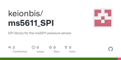 github keionbis ms5611 spi spi library for the ms5611 pressure sensor