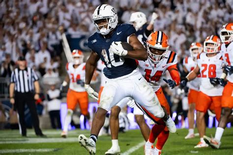 James Franklin Offers Update On Injured Penn State Rb Nick Singleton
