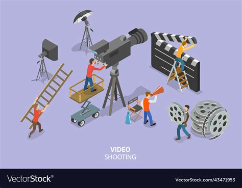 3d Isometric Flat Conceptual Royalty Free Vector Image