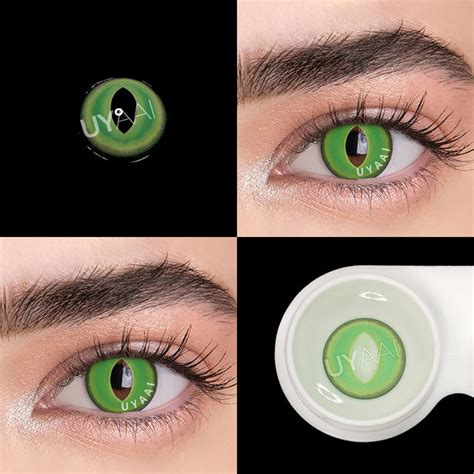 Green Cat Eye Contact Lenses Lensmate