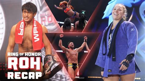 Good Reputation Details On Ronda Rouseys Ring Of Honor Appearance And