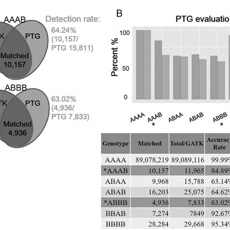 Evaluation Of The Pseudo Tetraploid Genotyping Ptg Algorithm A