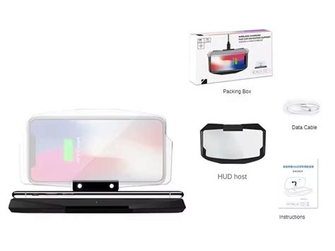 Heads Up Display Car Projector And Wireless Charger Stacksocial