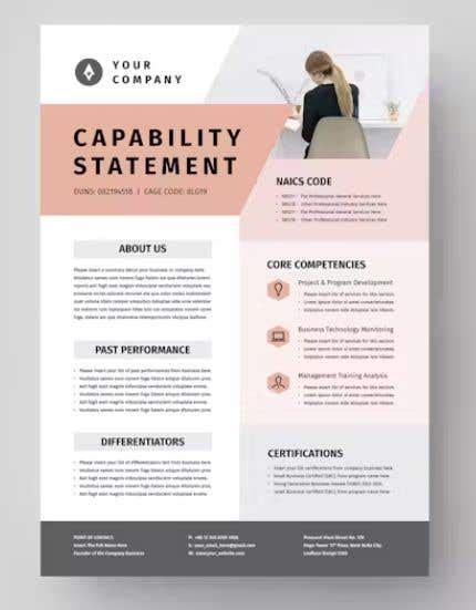 Entry 12 By Zabi30118 For Professional Capability Statement Creation Freelancer