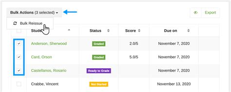 reissuing a writing assignment membean support