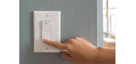 Push Button Light Dimmer Circuit Homemade Circuit Projects