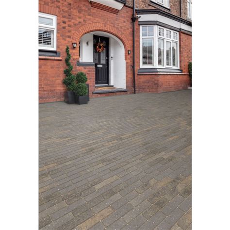 Marshalls Savanna Linear Block Paving Pennant Grey 200 X 50 X 60mm