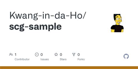 GitHub Kwang In Da Ho Scg Sample