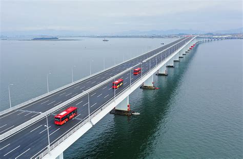 福建厦门翔安大桥主桥通车 图片 海外网