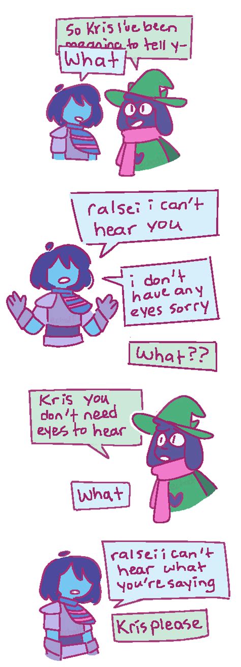 Kris And Ralsei Sleeping By Ffloofball Rralsei